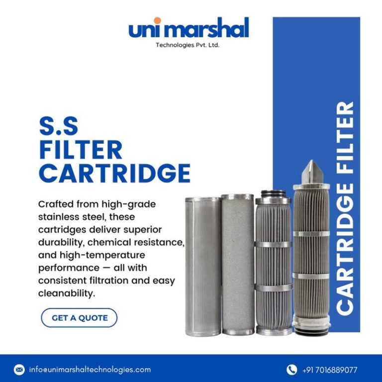 SS Cartridge Filters for Industrial Filtration | India